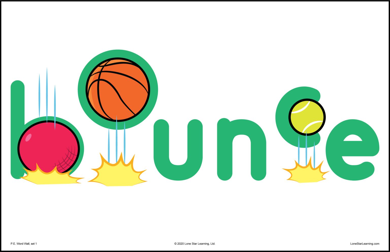 P.E. Word Wall™ – Lone Star Learning