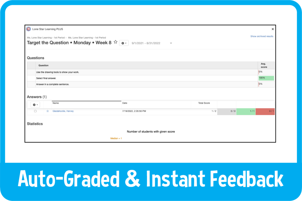 Target the Question PLUS 1:1 – Lone Star Learning